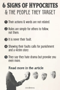 6 Signs Of A Hypocrite And Victims Of Hypocrisy
