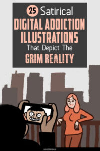 Technology Addiction Art: 25 Images Showing The Sad Reality