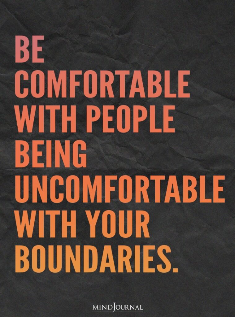 Be Comfortable With People.