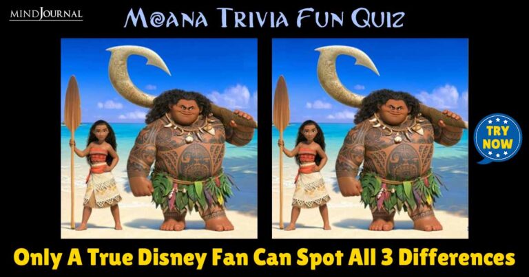 Moana Trivia Quiz For All The Disney Fans, Spot 3 Differences