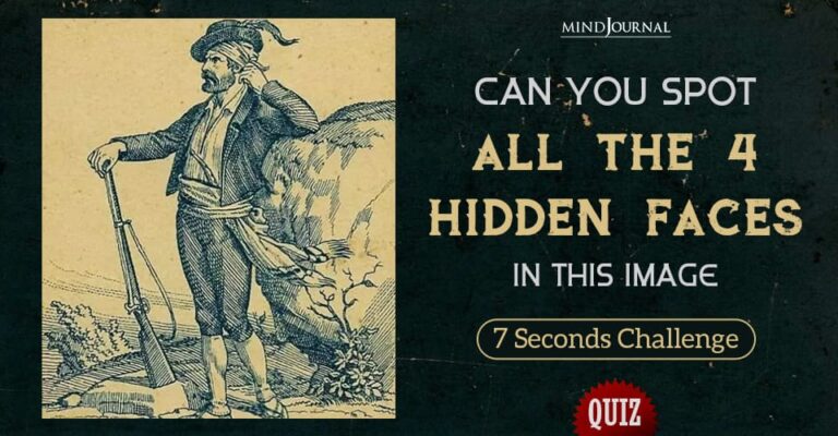 Can You Spot The Hidden Faces In This Picture? 7 Second Challenge