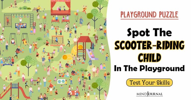 Spot The Child On The Scooter In Playground: Scooter QUIZ