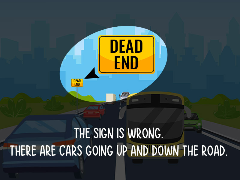 Mental Exercise: Find The Mistake In This Road Under 6 Seconds!