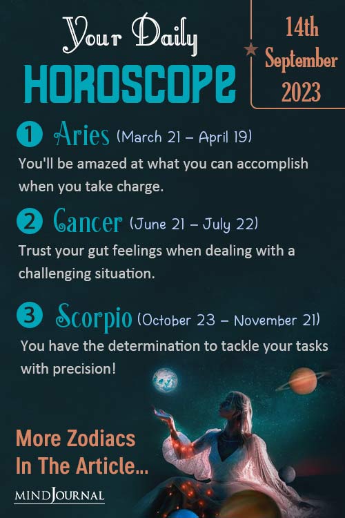 Your Daily Horoscope: 14th September 2023 - The Minds Journal