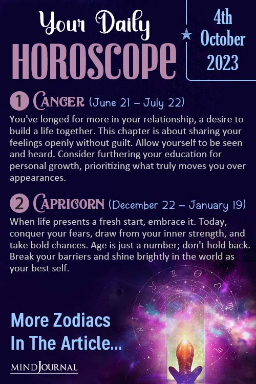 Your Daily Horoscope: 4th October 2023 - The Minds Journal