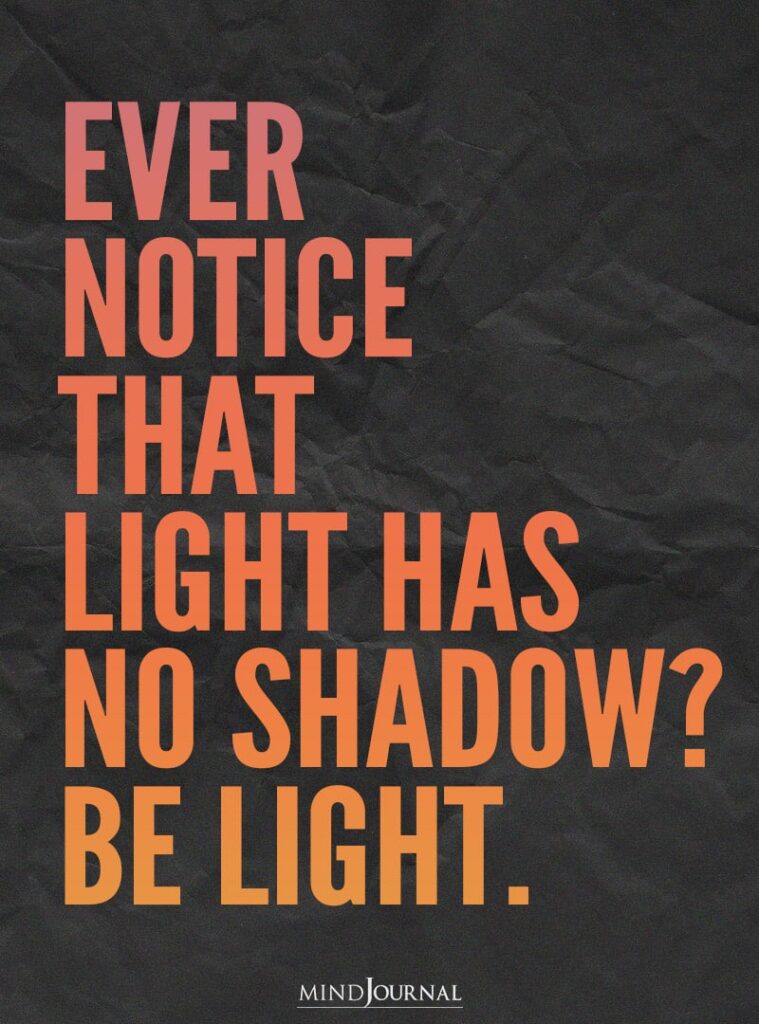 Ever Notice That Light Has No Shadow?