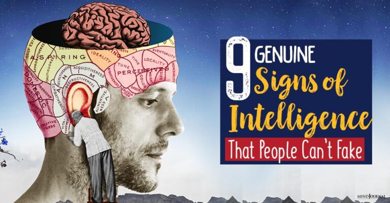 9 Genuine Signs Of Intelligence That People Can't Fake