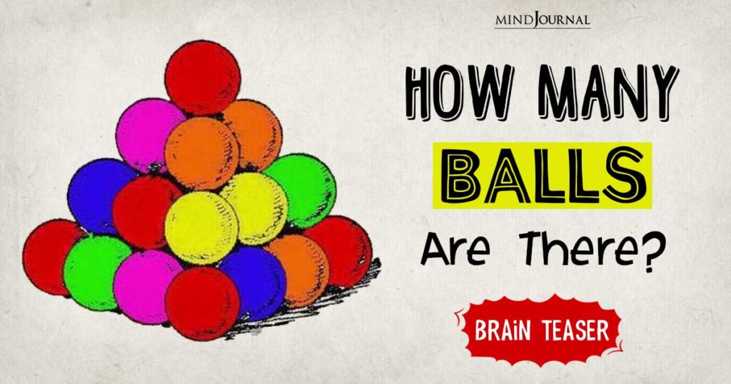 Challenging Balls Puzzle: How Many Balls Are There In This Brain Teaser?