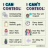 I Can Control Vs I Can't Control - Mental Health Quotes