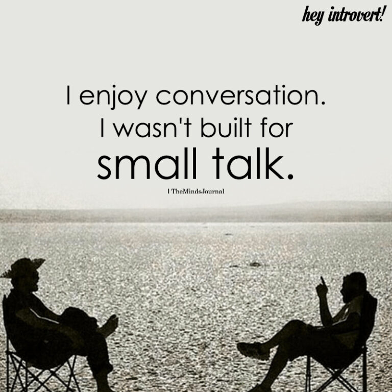 I Enjoy Conversation