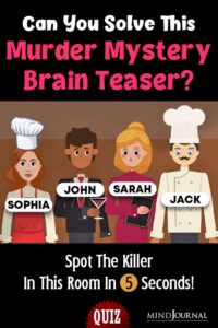 Murder Mystery Brain Teaser: Find The Killer In 5 Seconds