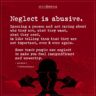 Neglect Is Abusive Ignoring A Person