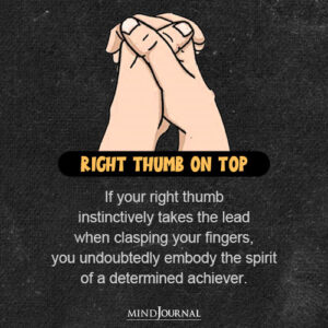 Thumb Personality Test: 3 Ways You Cross Your Thumb
