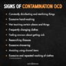 Signs Of Contamination OCD - Mental Health Quotes - The Minds Journal
