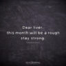 This Month Will Be A Rough Stay Strong - Funny Quotes