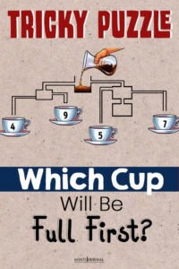 Which Cup Will Fill First Among The 4 Cups? Tricky Puzzle