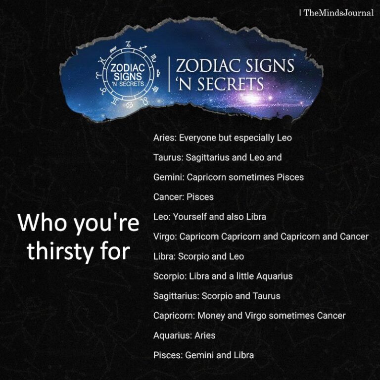 Who You're Thirsty For
