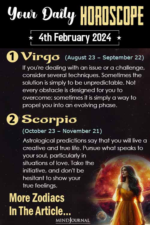 Your Daily Horoscope: 4th February 2024 - The Minds Journal