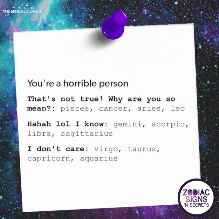 You're A Horrible Person