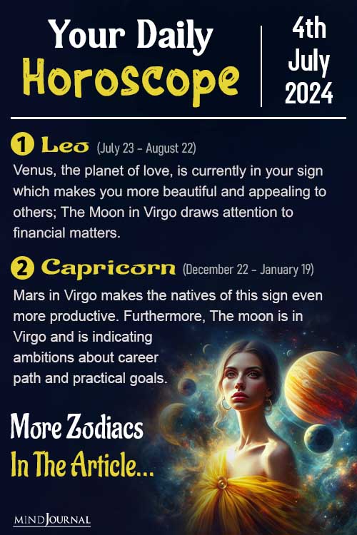 Your Daily Horoscope: 4 July 2024 - The Minds Journal
