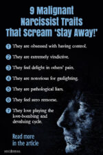 9 Malignant Narcissist Traits That Scream ‘Stay Away!’