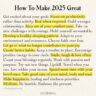 How to Make 2025 Great - Motivational Quotes
