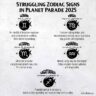2025 Planet Parade’s Luckiest And Most Challenged Zodiac Signs
