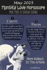May Monthly Love Horoscope For The 12 Zodiac Signs
