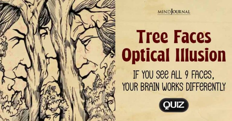 Tree Faces Optical Illusion: Find All 9 Faces To Discover