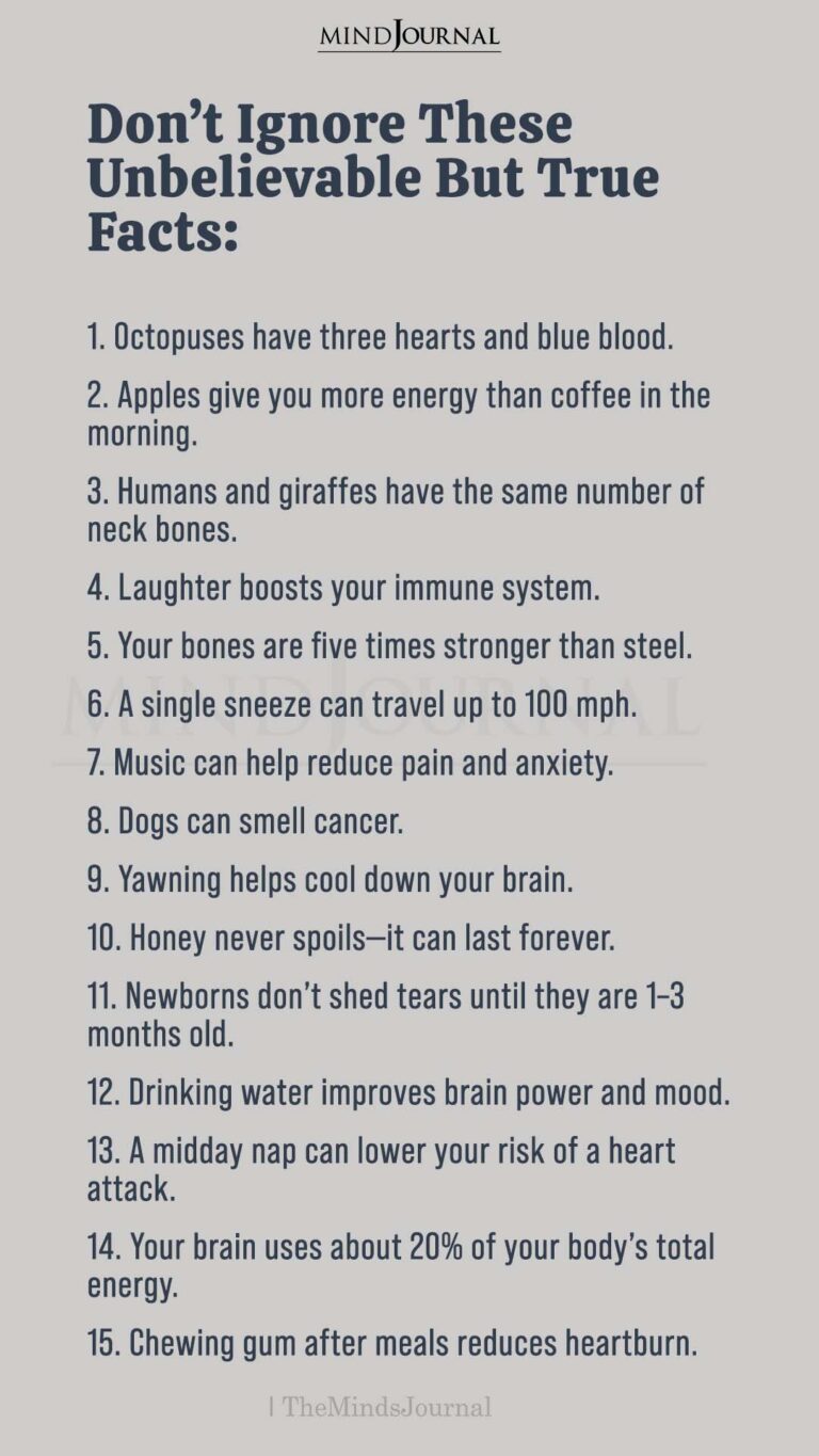 Amazing Truths: 14 Unbelievable But True Facts You Should Know