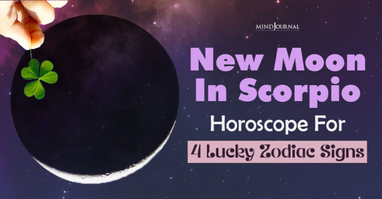 New Moon in Scorpio: Horoscope for 4 Lucky Zodiac Signs