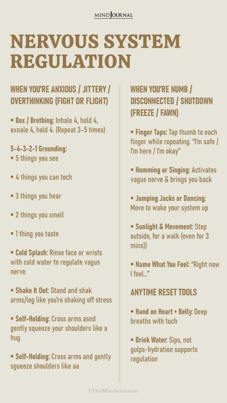 Nervous System Regulation: Simple Tools To Calm Anxiety and Shutdown States